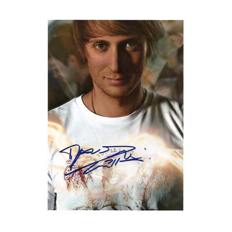 Autographe David GUETTA