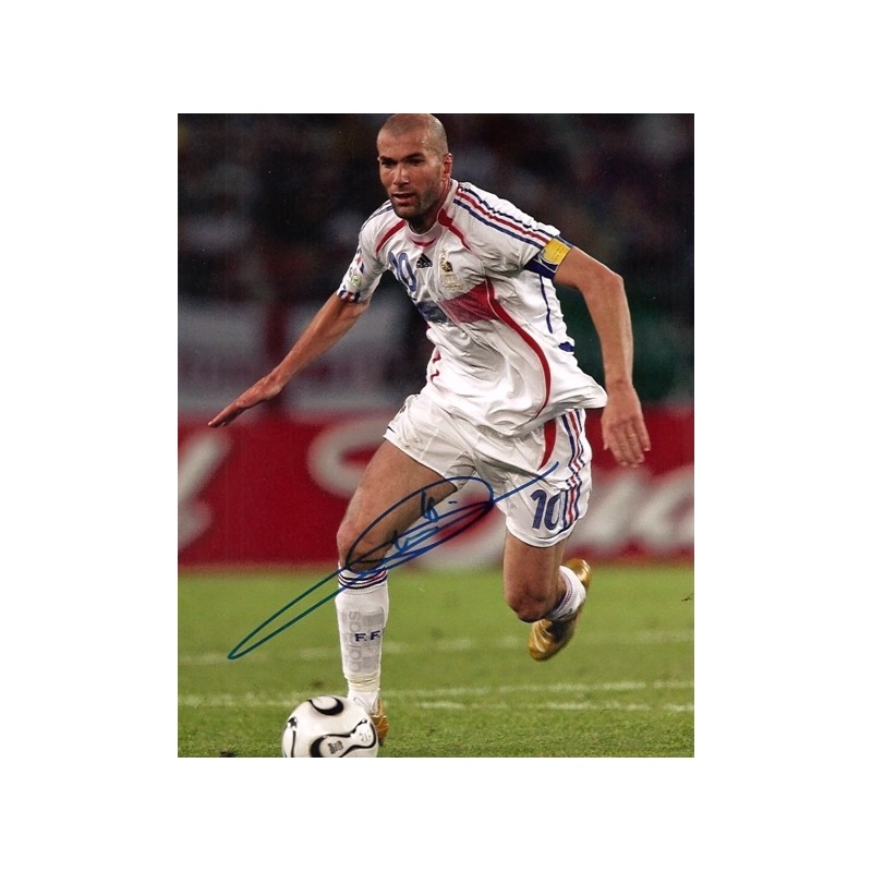 Autographe Zinedine ZIDANE