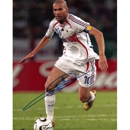 Zinedine ZIDANE Autograph