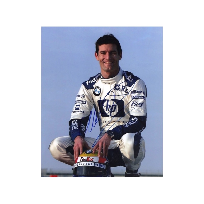 Mark WEBBER Autograph