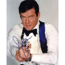 Roger MOORE Autograph