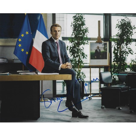 Emmanuel MACRON autograph