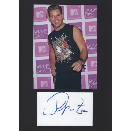Ricky MARTIN autograph