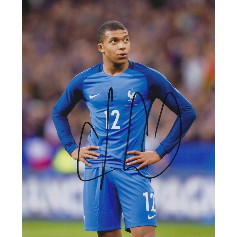 Autographe Kylian MBAPPE