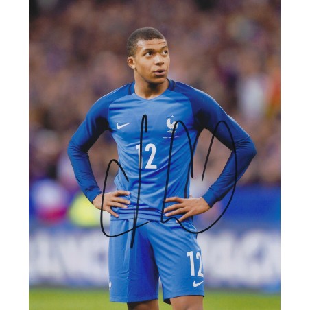 Autographe Kylian MBAPPE