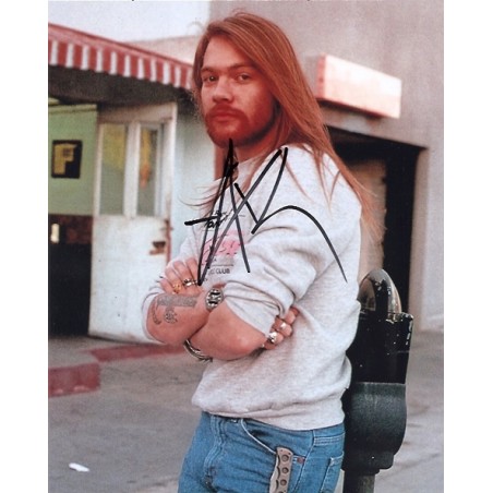 Axl ROSE - GUNS N' ROSES Autograph