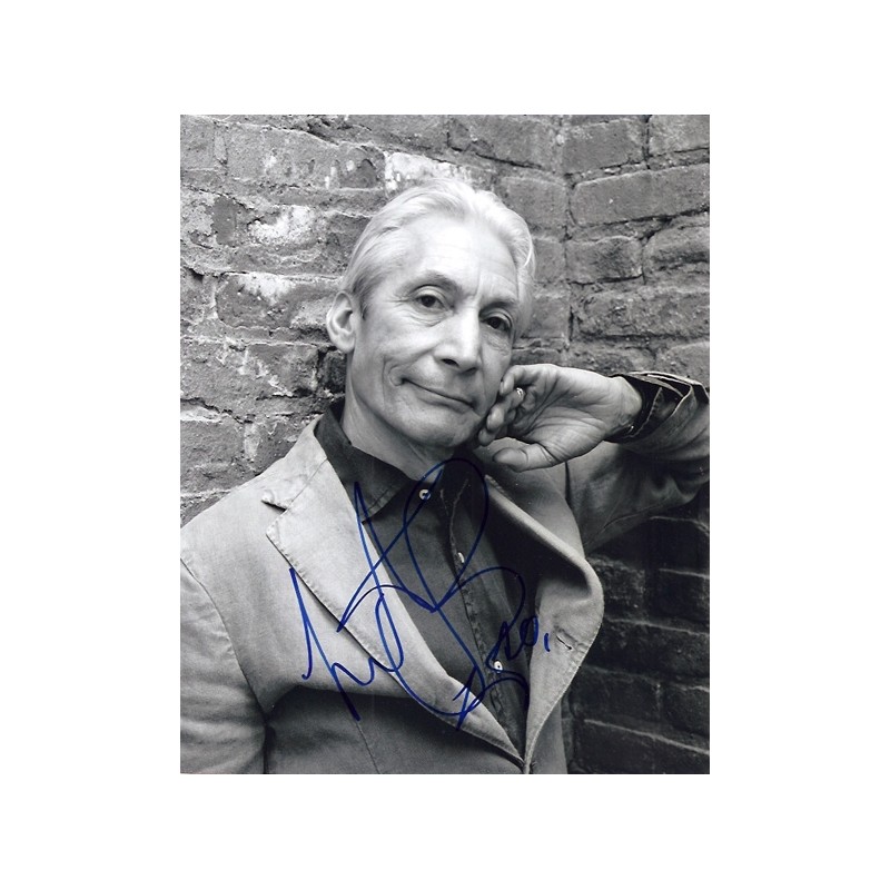 Charlie WATTS - ROLLING STONES Autograph
