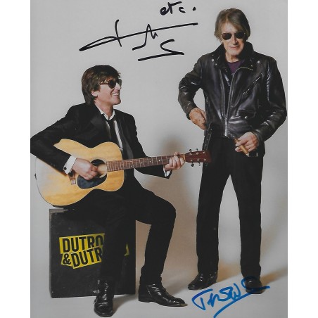 Autographe Jacques & Thomas DUTRONC