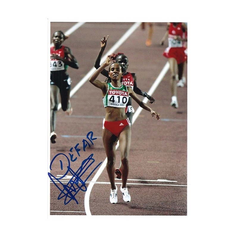 Autographe Meseret DEFAR