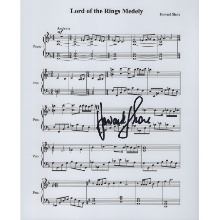 Howard SHORE autograph