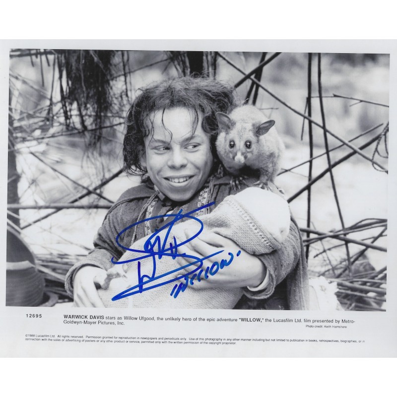 Autographe Warwick DAVIS