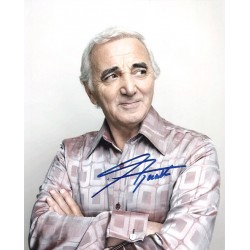 Autographe Charles AZNAVOUR