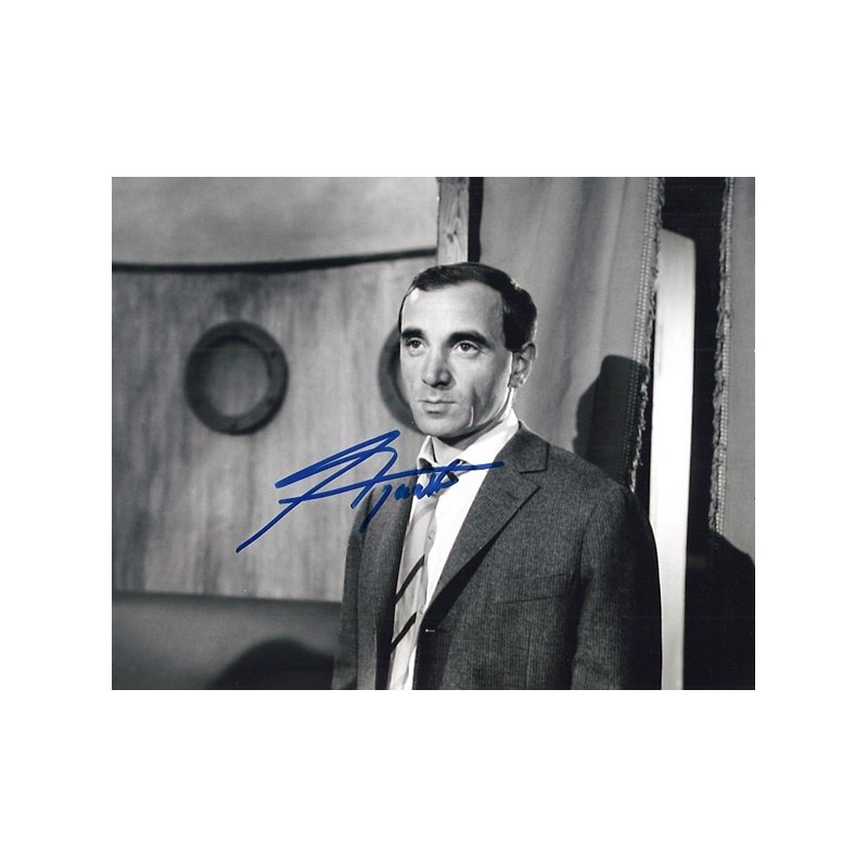Charles AZNAVOUR Autograph