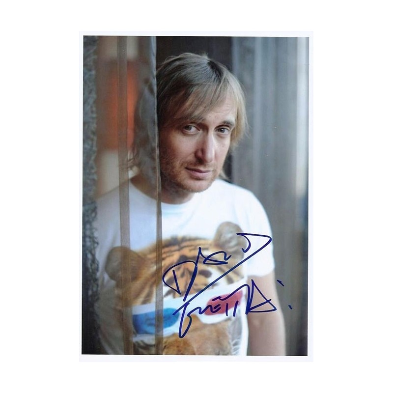 Autographe David GUETTA