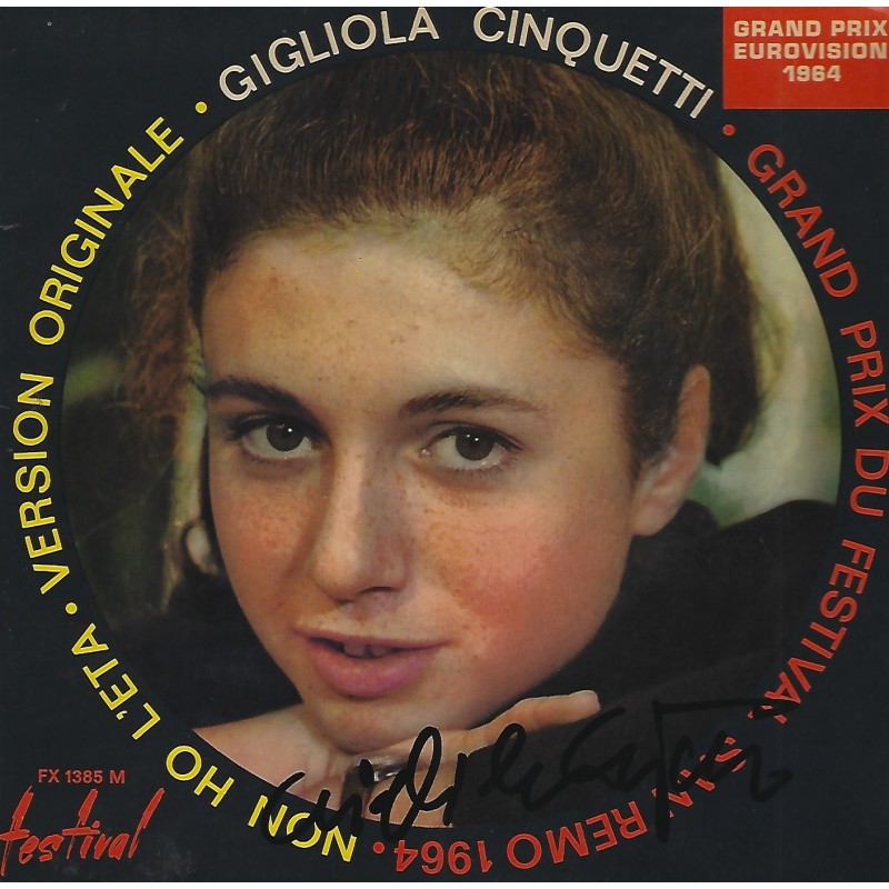 Gigliola CINQUETTI autograph