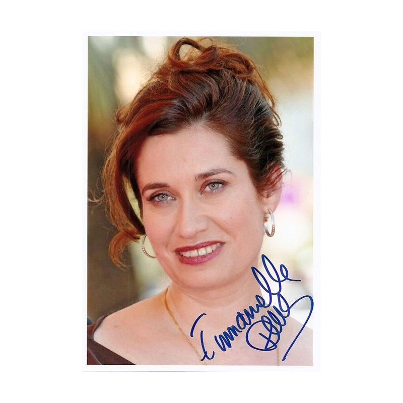 Autographe Emmanuelle DEVOS