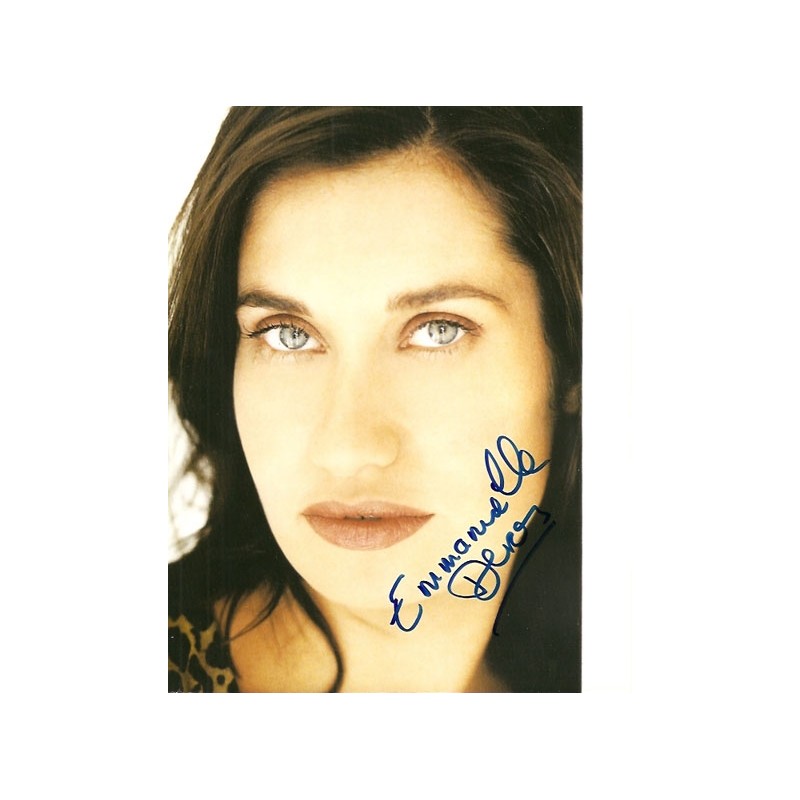 Autographe Emmanuelle DEVOS
