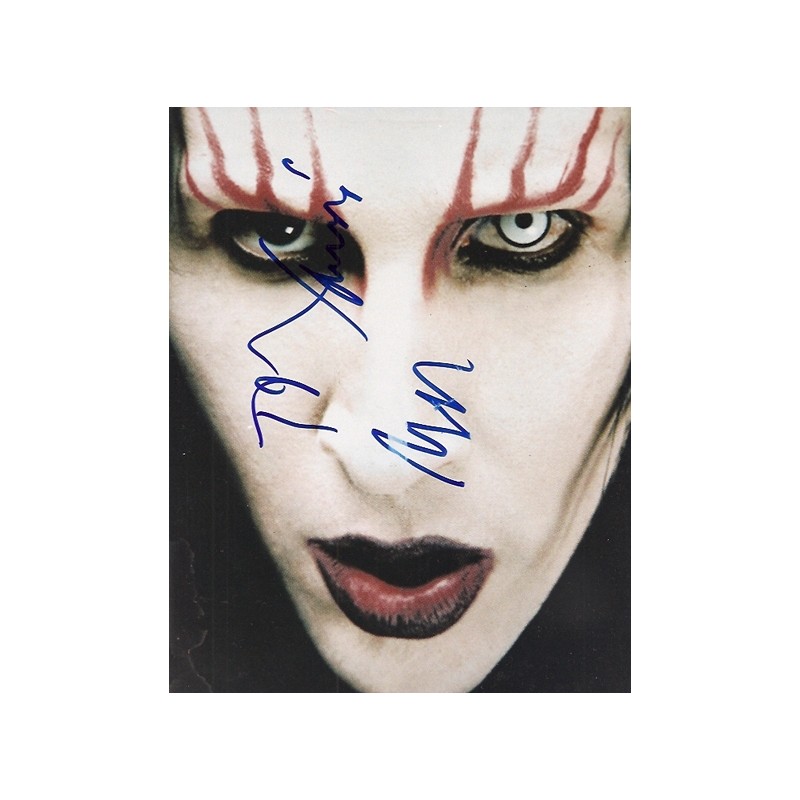 Marilyn MANSON Autograph