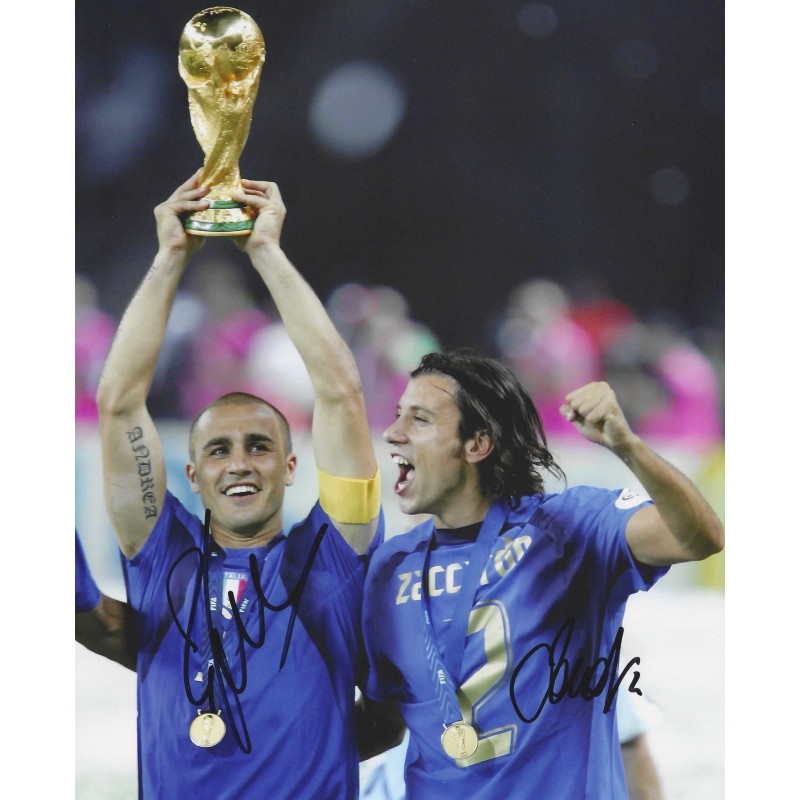 Fabio CANNAVARO & Cristian ZACCARDO autograph