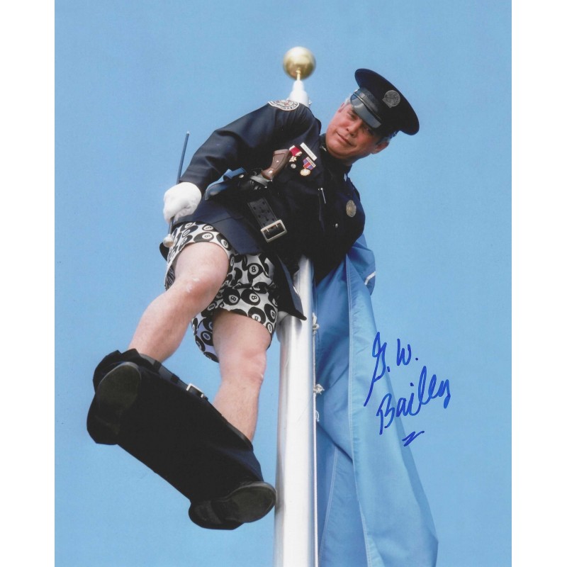 G.W. BAILEY autograph
