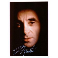 Charles AZNAVOUR Autograph