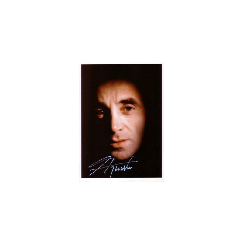 Charles AZNAVOUR Autograph