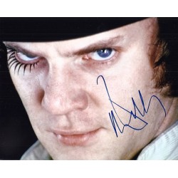 Malcolm MCDOWELL Autograph