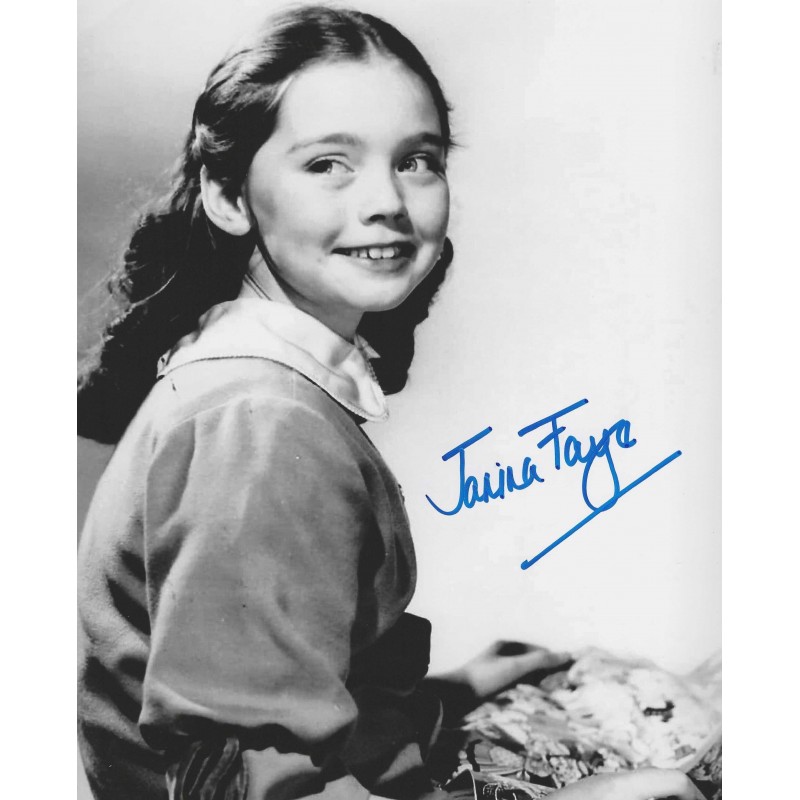 Janina FAYE autograph