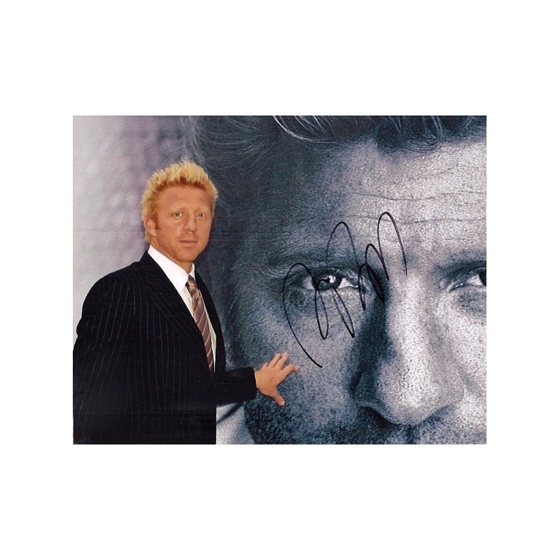 Boris BECKER Autograph