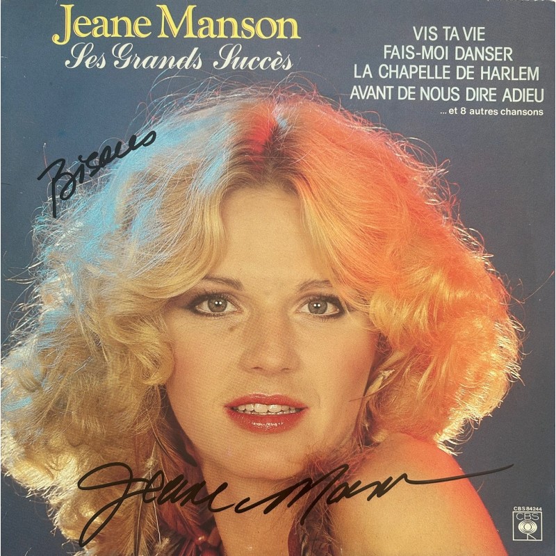 Jeane MANSON autograph