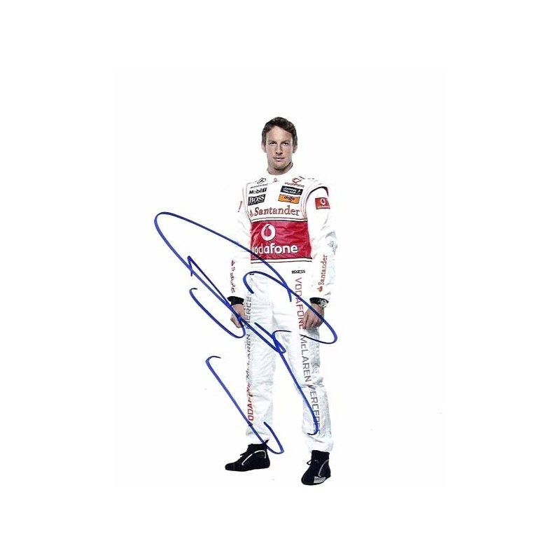Autographe Jenson BUTTON