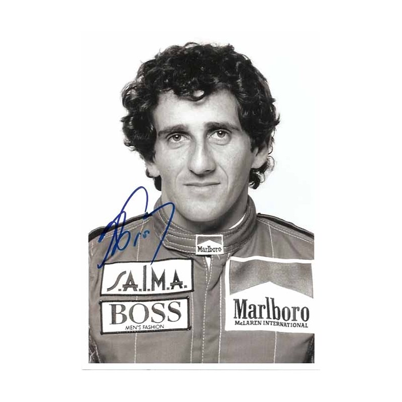 Alain PROST Autograph