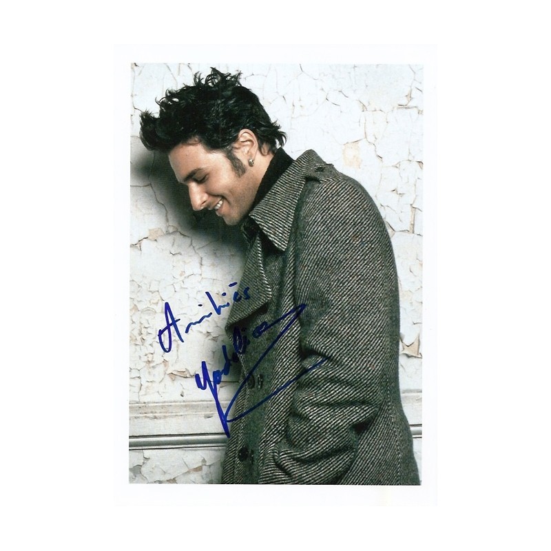 Autographe Maxim NUCCI / YODELICE