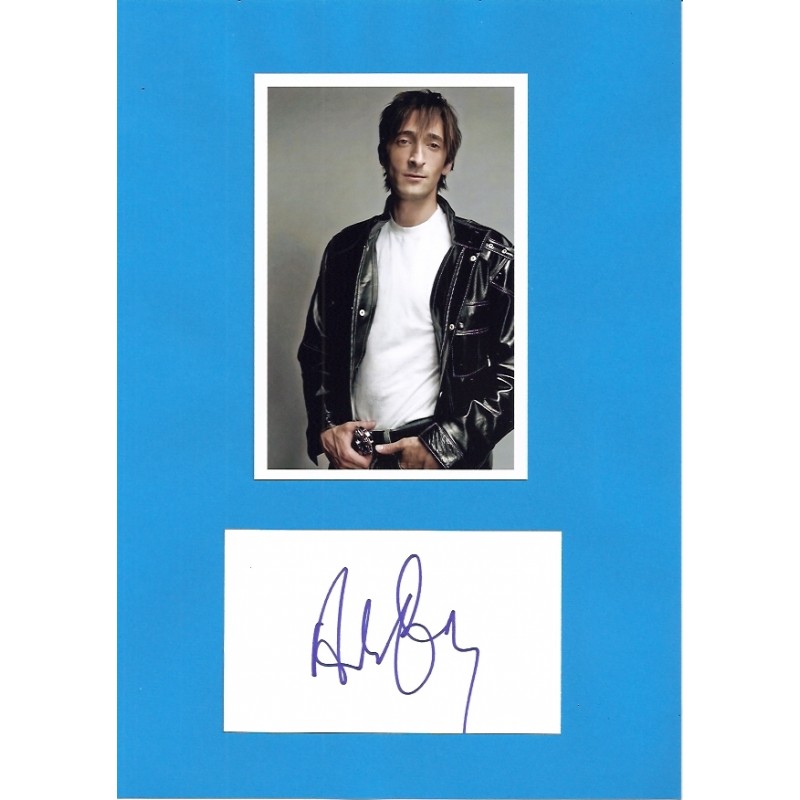 Adrien BRODY Autograph