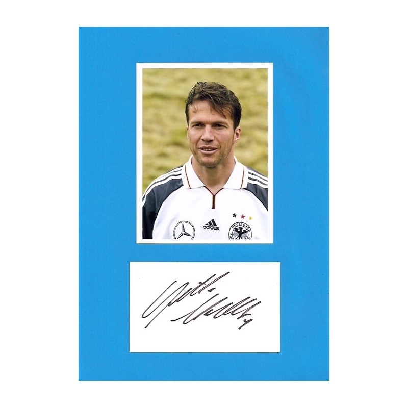 Autographe Lothar MATTHAUS