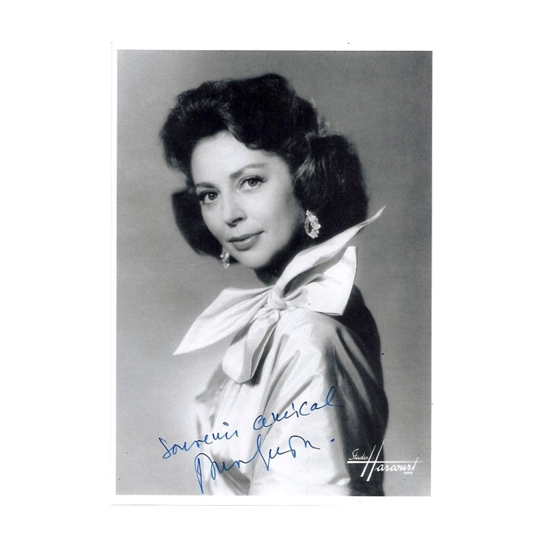 Autographe Anne VERNON